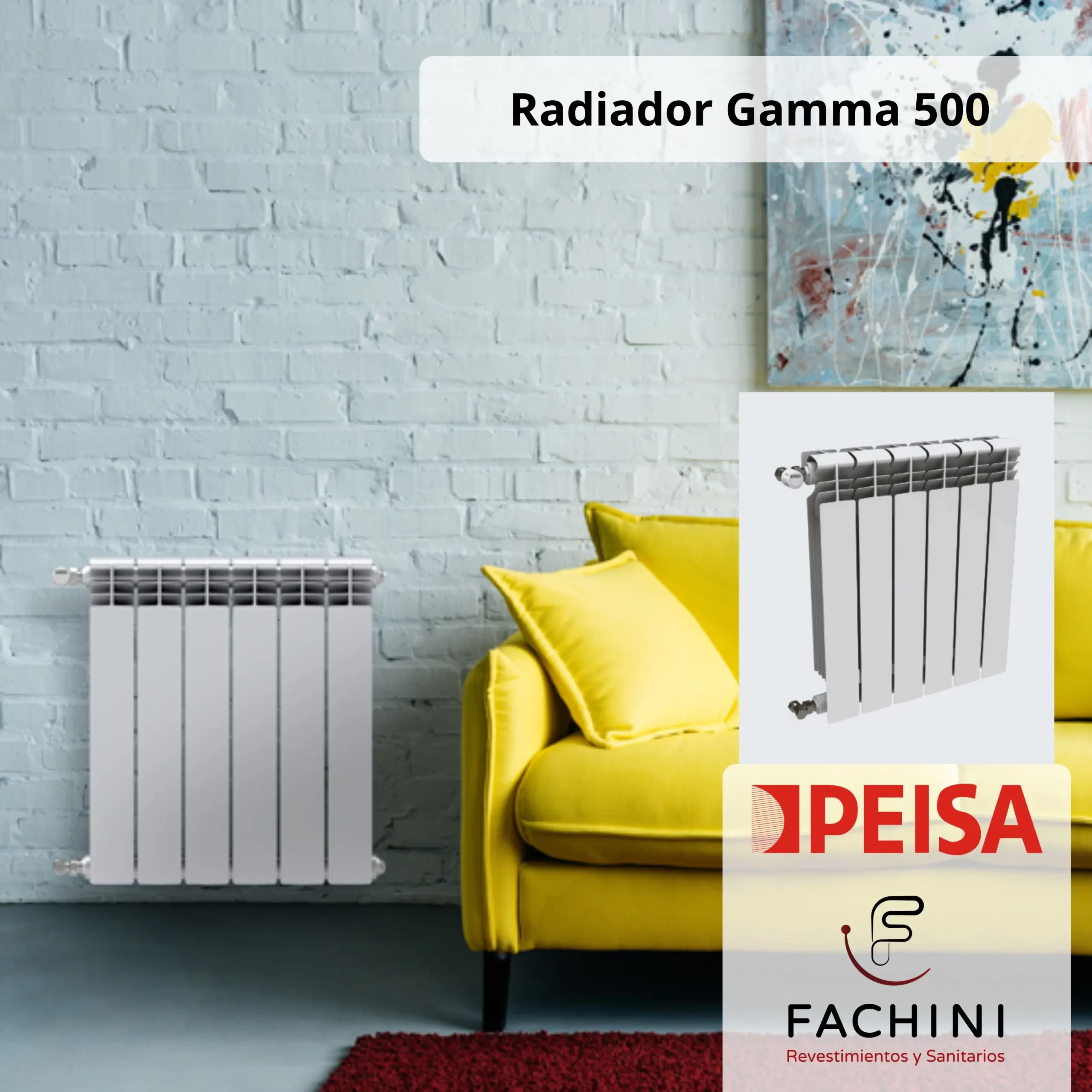 Radiador Gamma 500 - PEISA - Fachini Revestimientos y Sanitarios